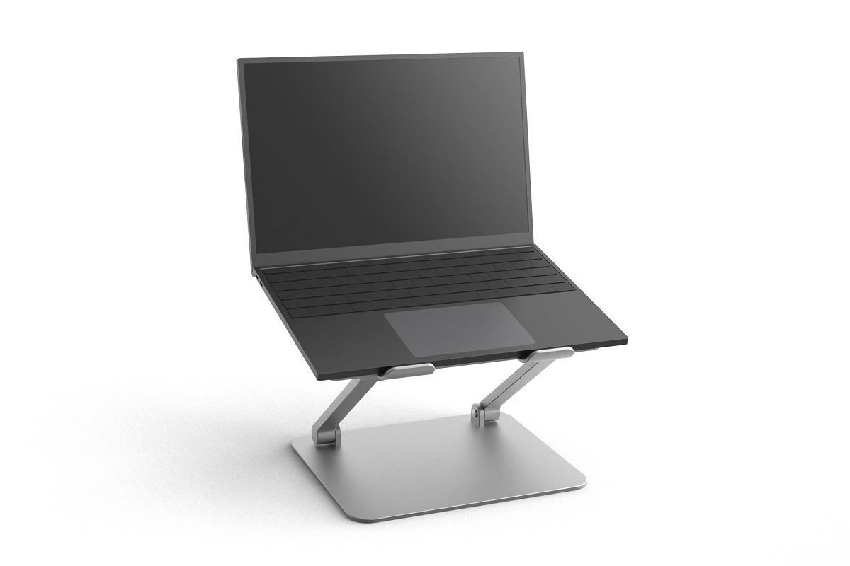 Support à portable de table extensible - ergoCentric - Distrimar