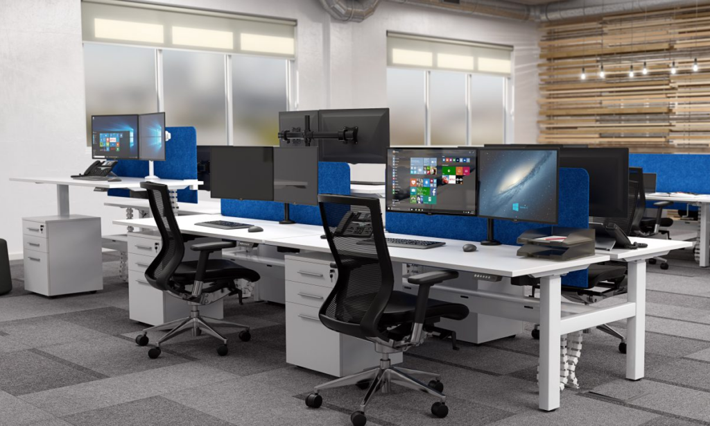 Agile Electric back-to-back table | Distrimar